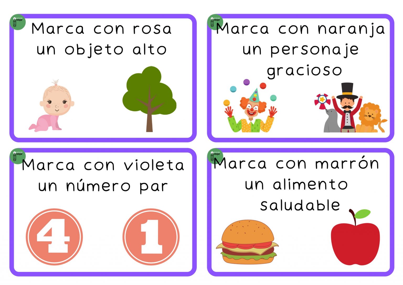 Comprensión de instrucciones sencillas - Actividades de infantil y primaria