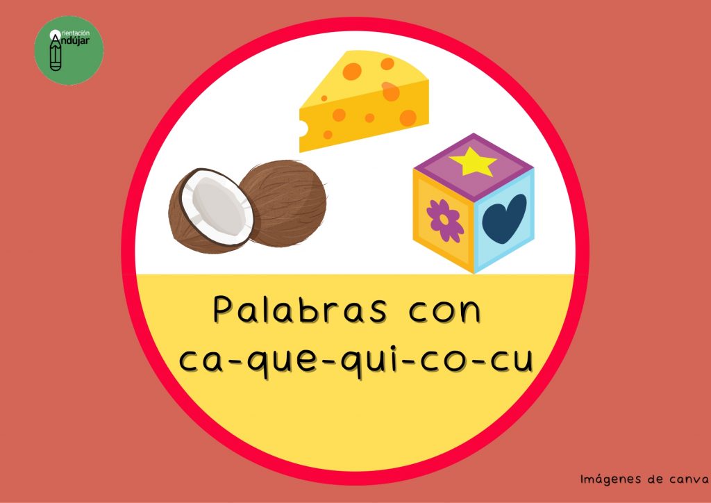 LECTOESCRITURA Y ORTOGRAFÍA: palabras con ca-que-qui-co-cu - Orientacion Andujar