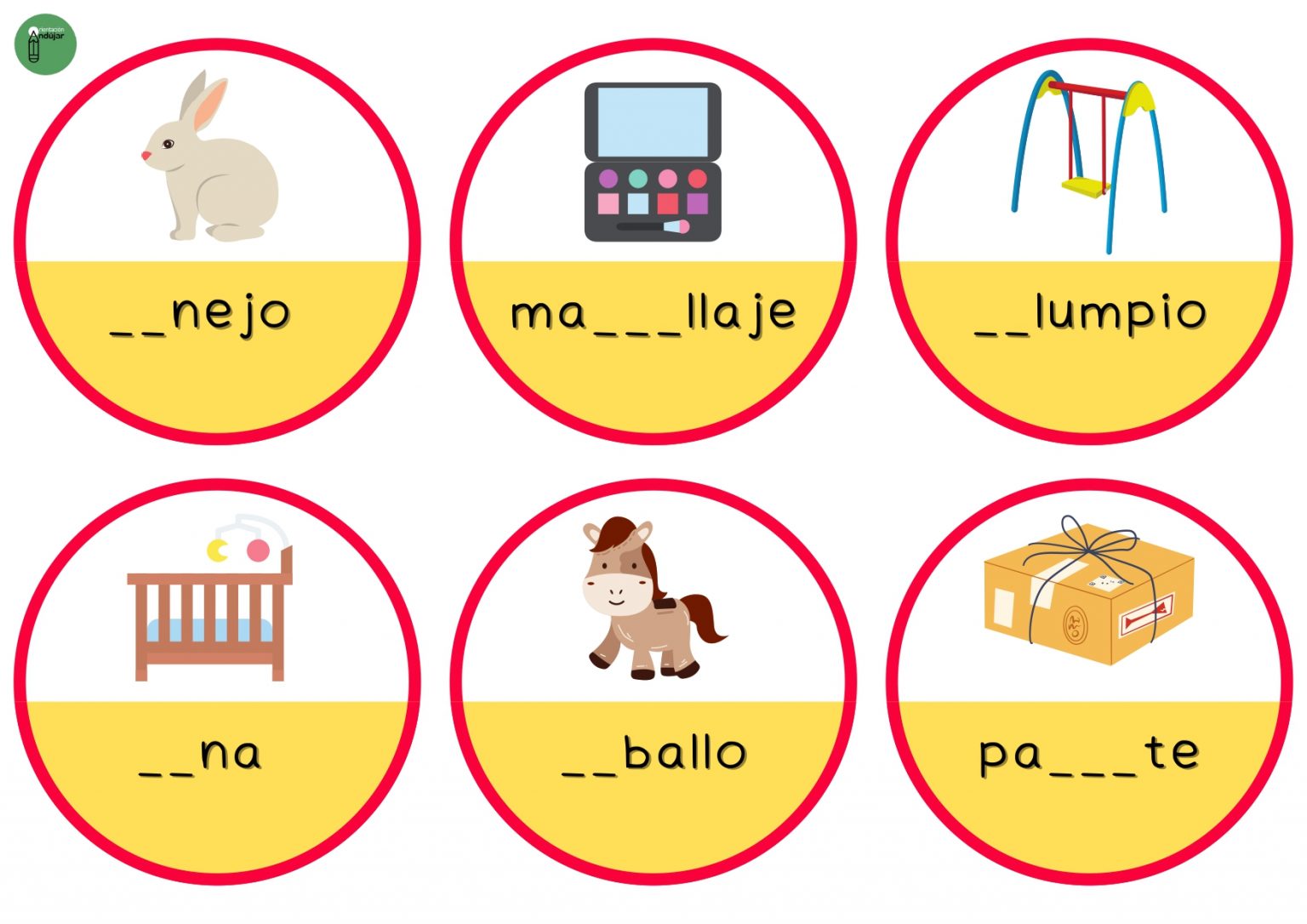 LECTOESCRITURA Y ORTOGRAFÍA: palabras con ca-que-qui-co-cu ...