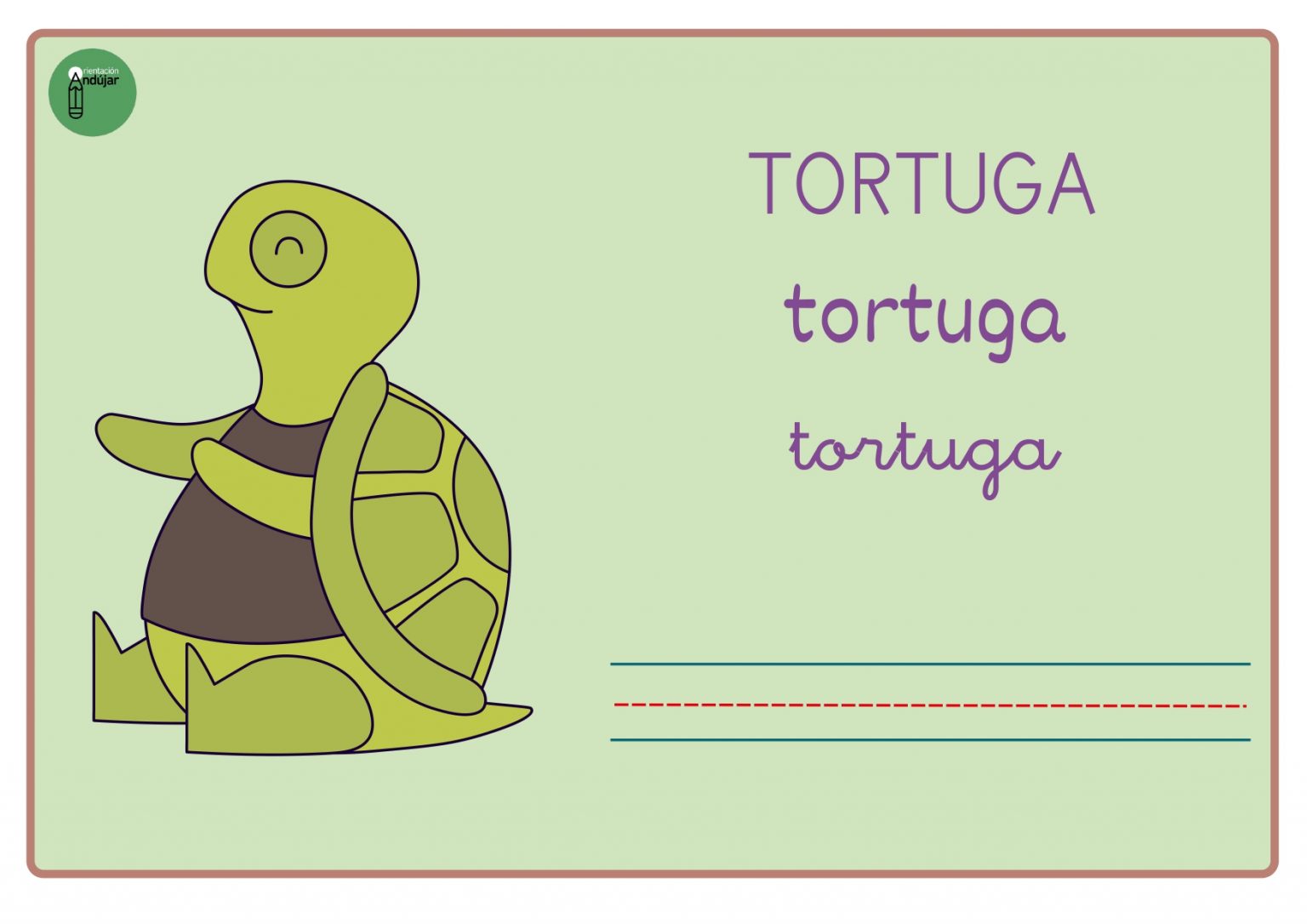 Libro de lectura y escritura: animales - Orientacion Andujar