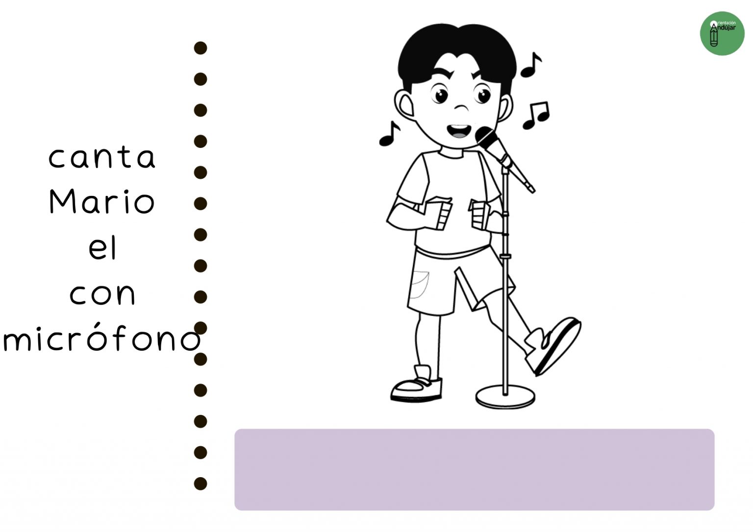 Ordena las oraciones y colorea - Orientacion Andujar