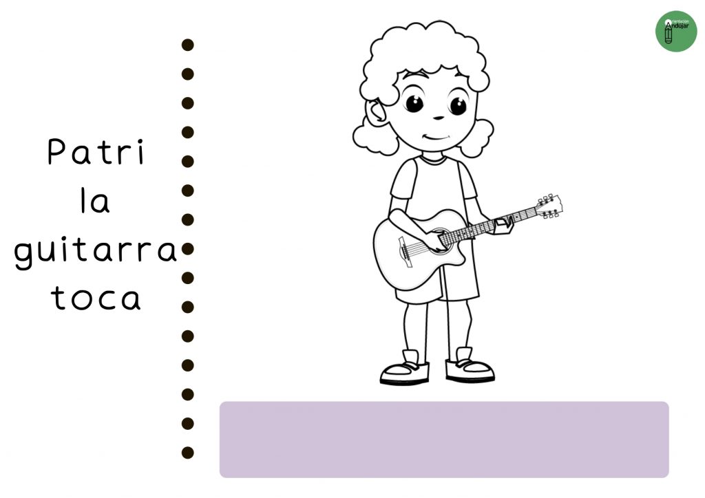 Ordena las oraciones y colorea - Orientacion Andujar