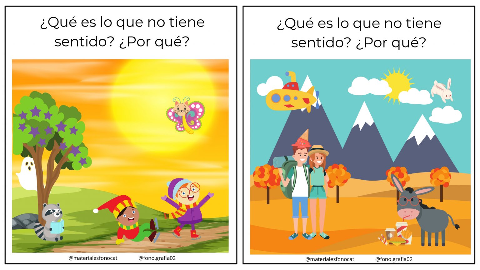 Tarjetitas con absurdos visuales, especial alumnos TEA - Orientacion ...