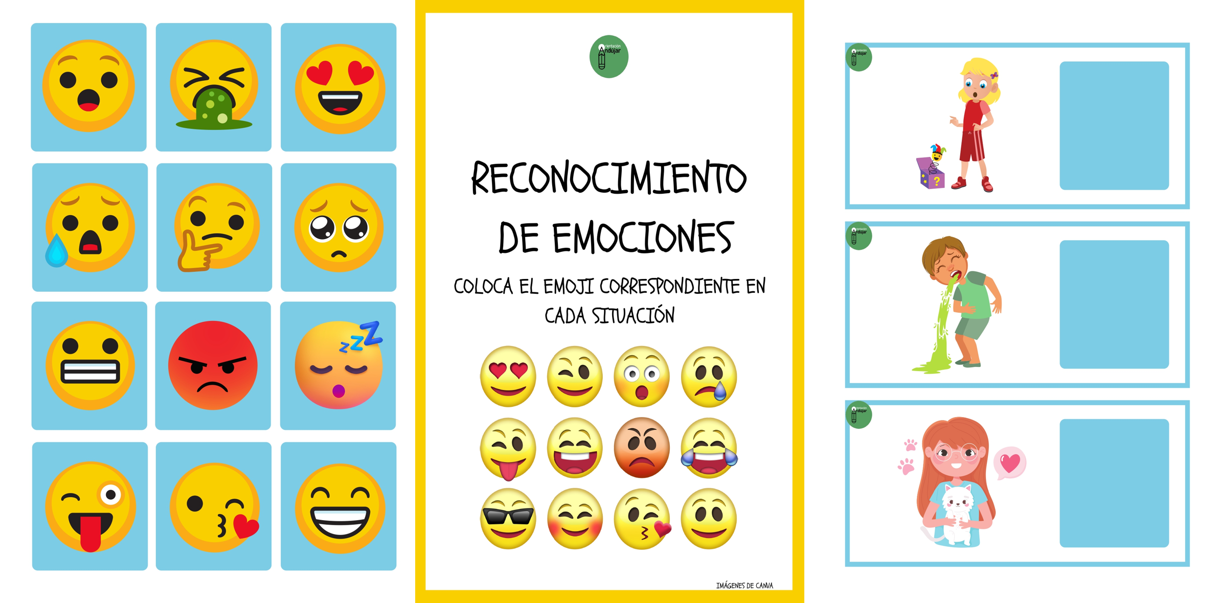 Trabajamos la educación emocional en casa con tarjetas ilustrativas ...