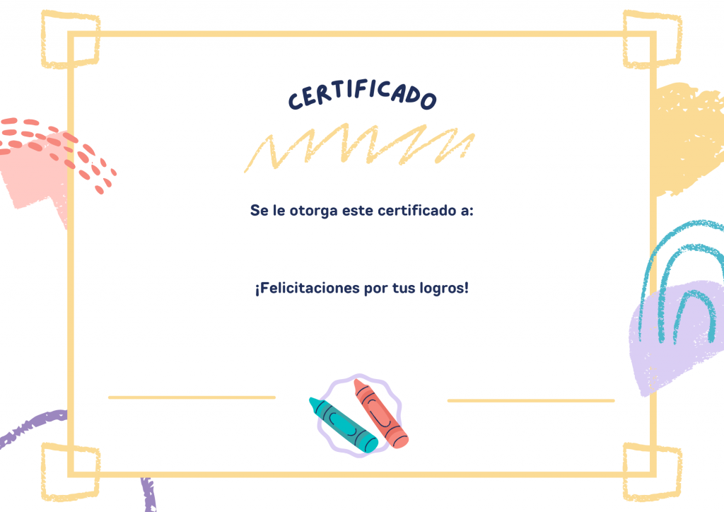 Colección Diplomas Fin de curso EDITABLES - Orientacion Andujar