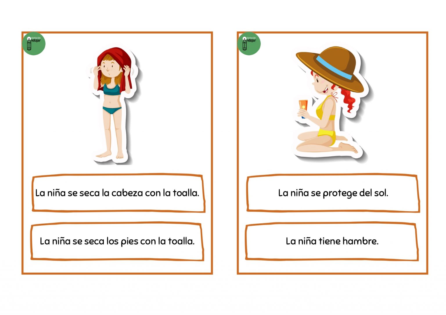 COMPRENSIÓN LECTORA: colorea el enunciado correcto - Orientacion Andujar