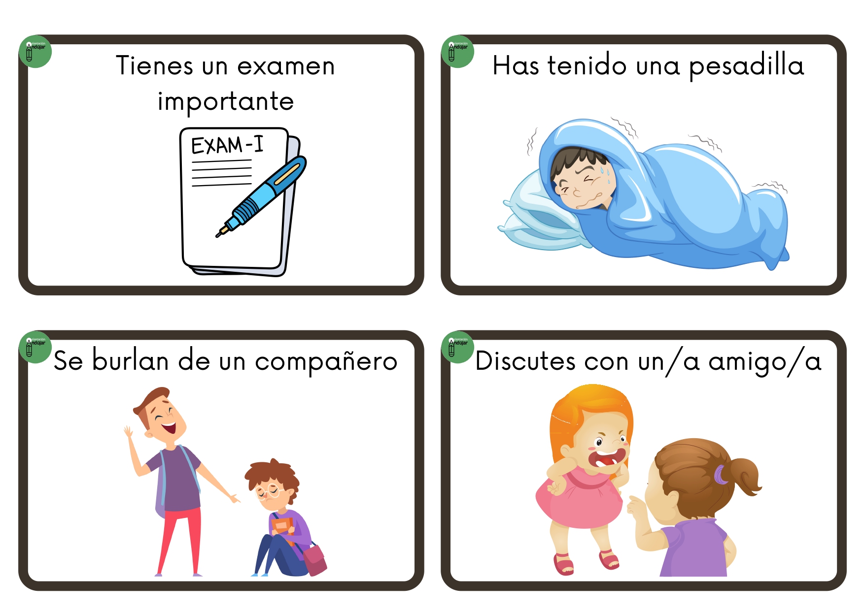 HHSS y RESOLUCIÓN DE SITUACIONES: ¿Qué harías si...? - Orientacion Andujar
