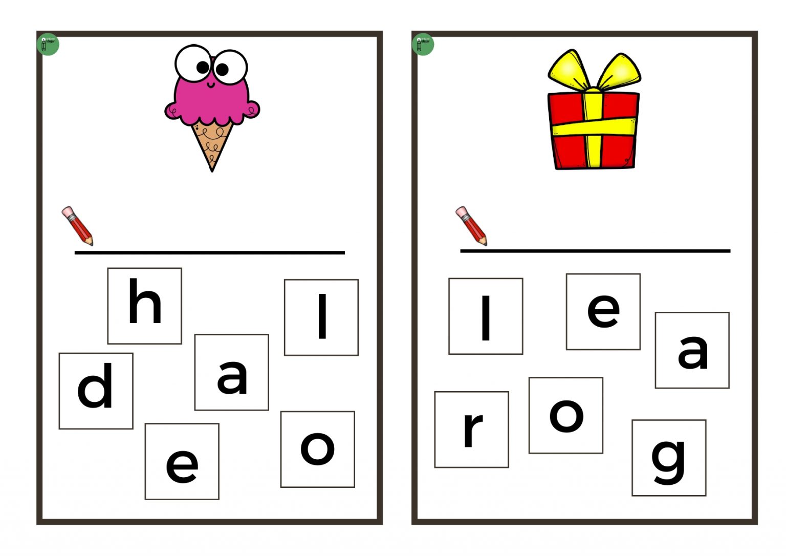LECTOESCRITURA: letras mezcladas - Orientacion Andujar