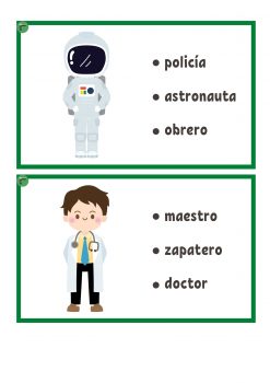 VOCABULARIO profesiones y oficios: selecciona la respuesta correcta ...