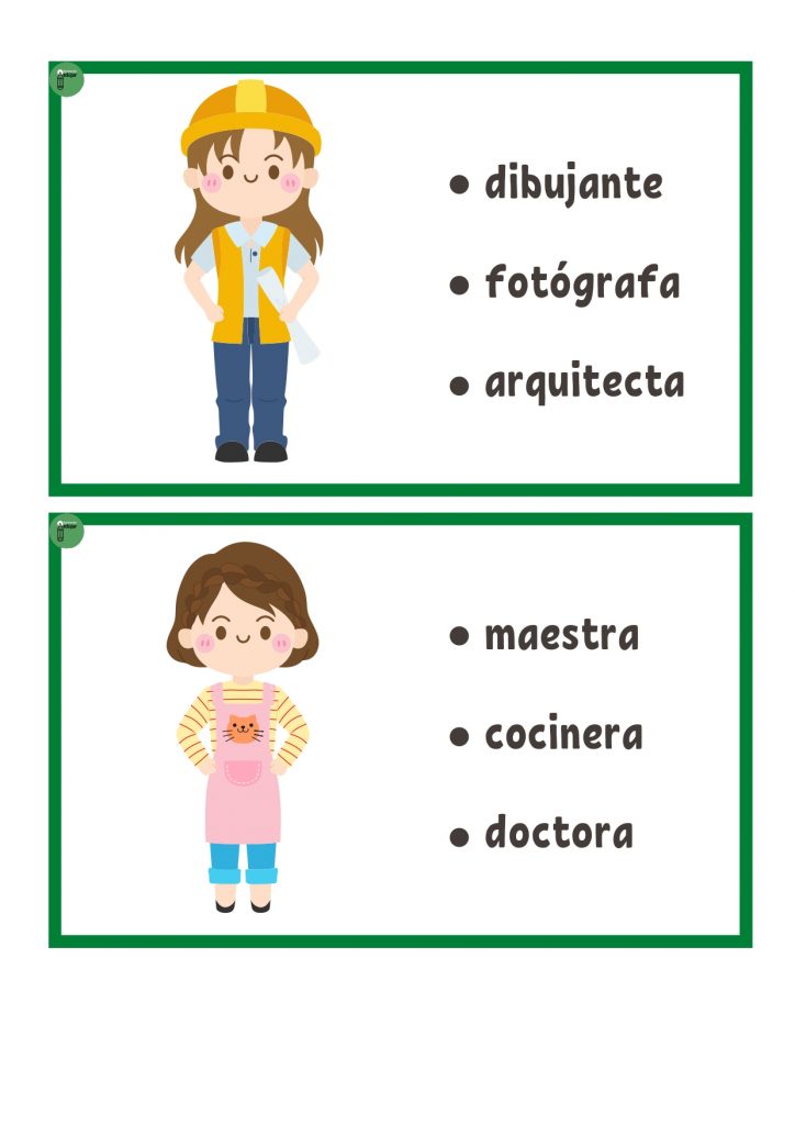 VOCABULARIO profesiones y oficios: selecciona la respuesta correcta ...