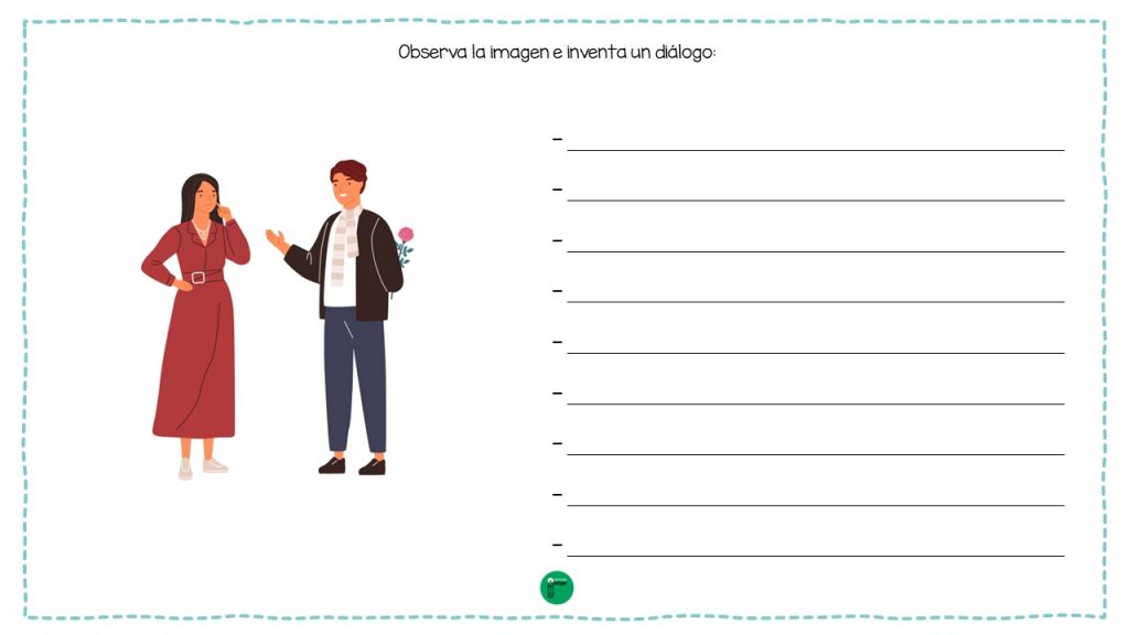 Fichas para inventar diálogos - Orientacion Andujar