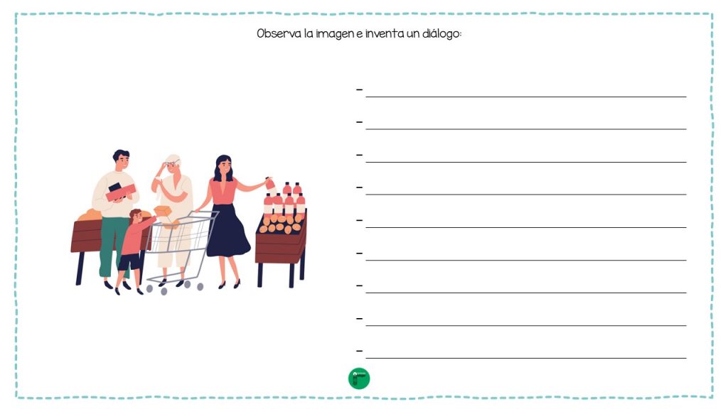 Fichas para inventar diálogos - Orientacion Andujar