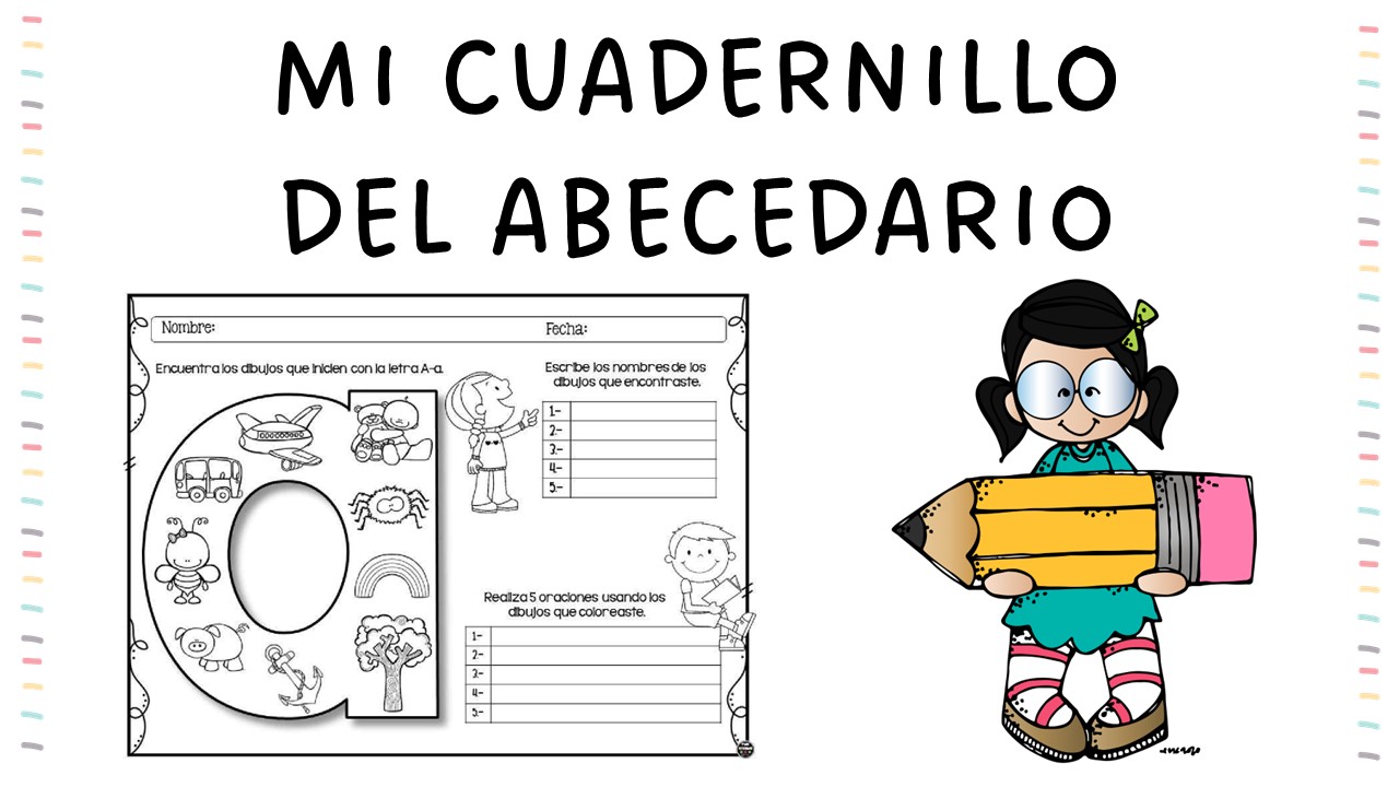 Mi Cuadernillo De Ingls Las Letras De Abecedario