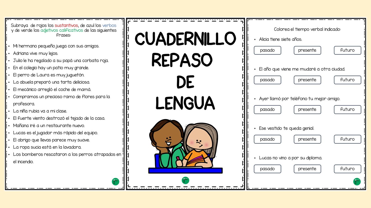 Hojas De Trabajo De Repaso Diario Del Lenguaje Fichas De Actividad: