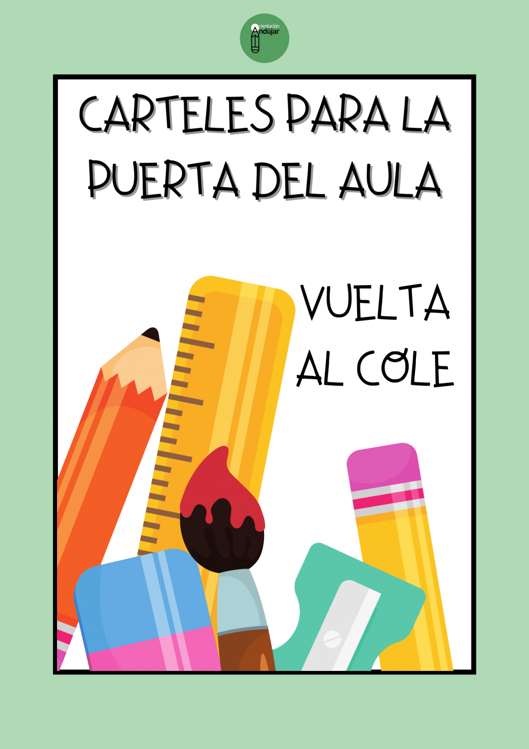 Bonitos carteles para las puertas del clase : 2023-2024 VUELTA AL COLE ...