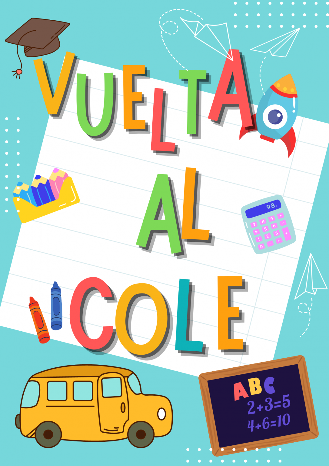 Bonitos carteles para las puertas del aula: VUELTA AL COLE ...