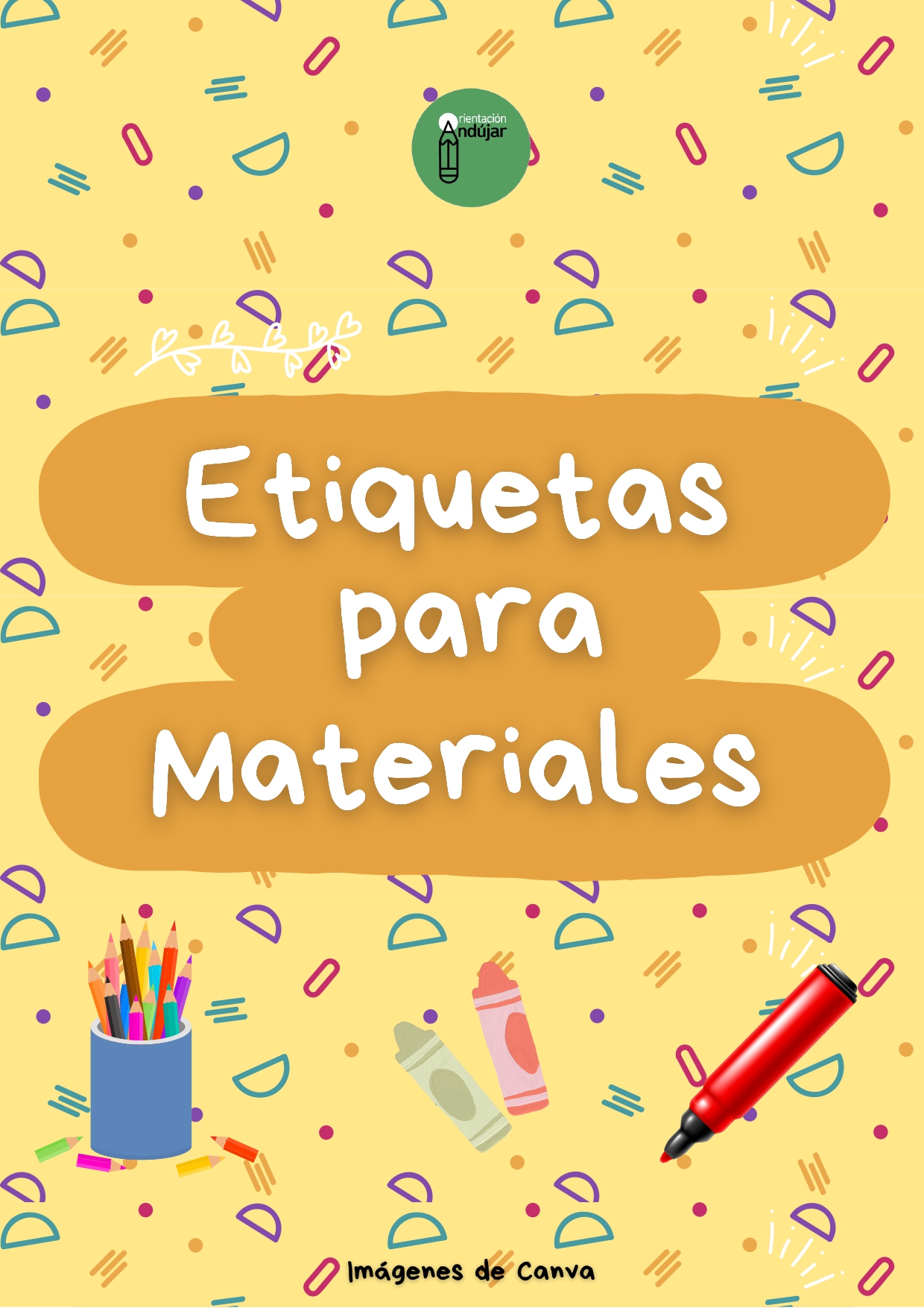 Etiquetas a todo color para identificar los cajones del material ...