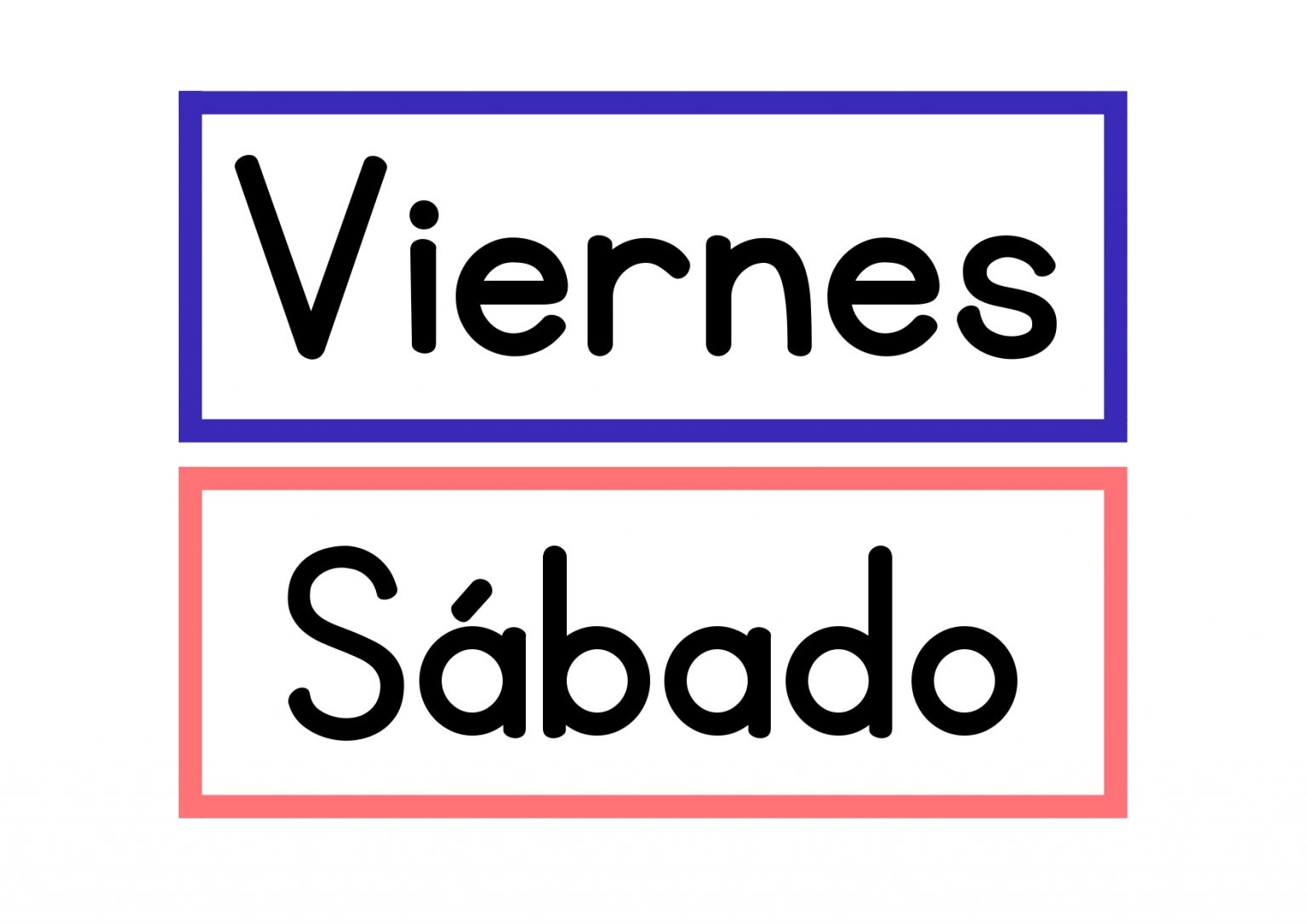 Colorido calendario para la clase: días de la semana y tiempo ...