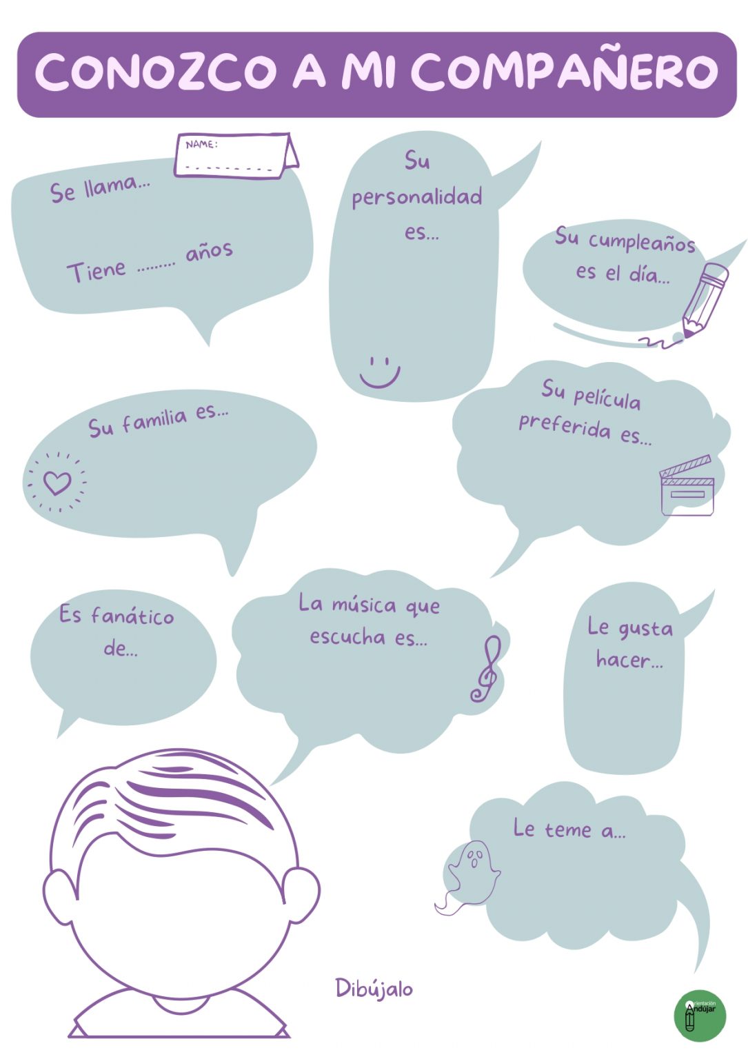 Dinámicas para el comienzo de clases: Conozco a mis compañeros ...