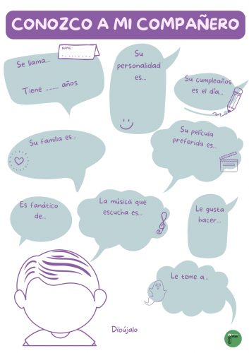 Dinámicas para el comienzo de clases: Conozco a mis compañeros ...