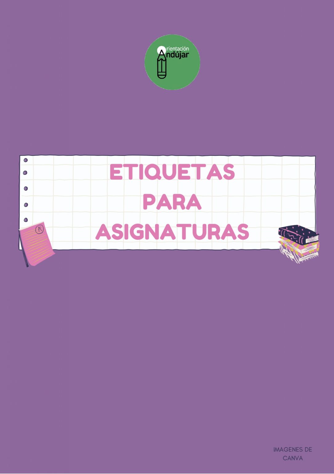Bonitas etiquetas de asignaturas - Orientacion Andujar