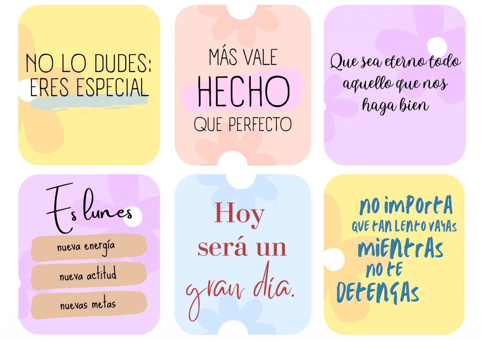 Molonas tarjetas motivacionales para los alumnos - Orientacion Andujar