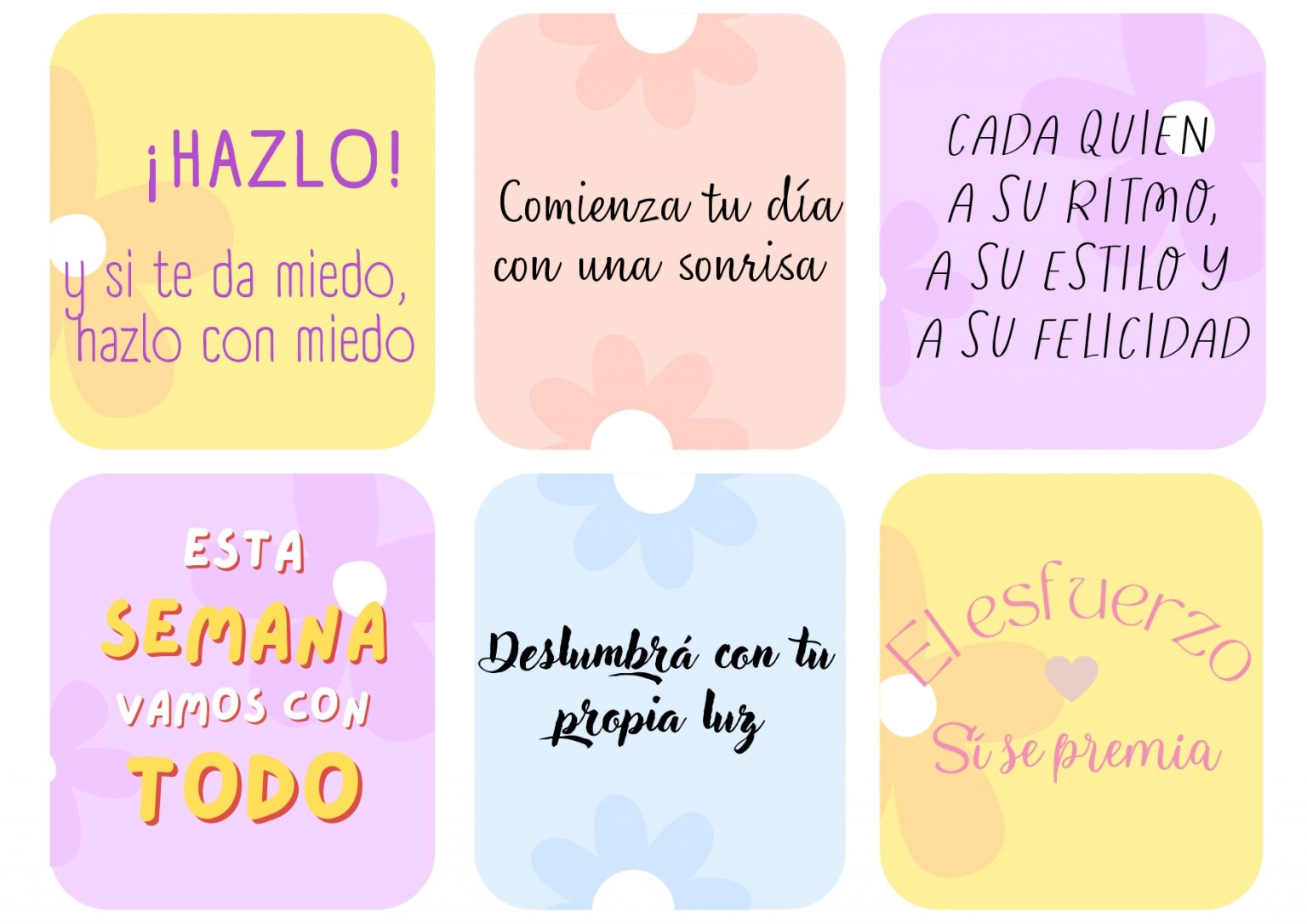 Molonas tarjetas motivacionales para los alumnos - Orientacion Andujar