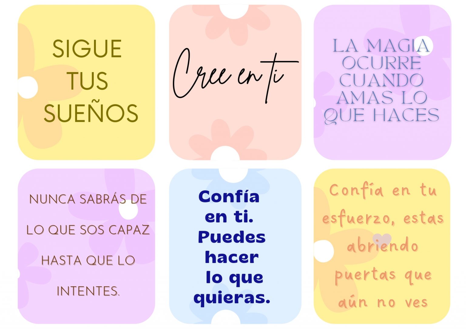 Molonas tarjetas motivacionales para los alumnos - Orientacion Andujar