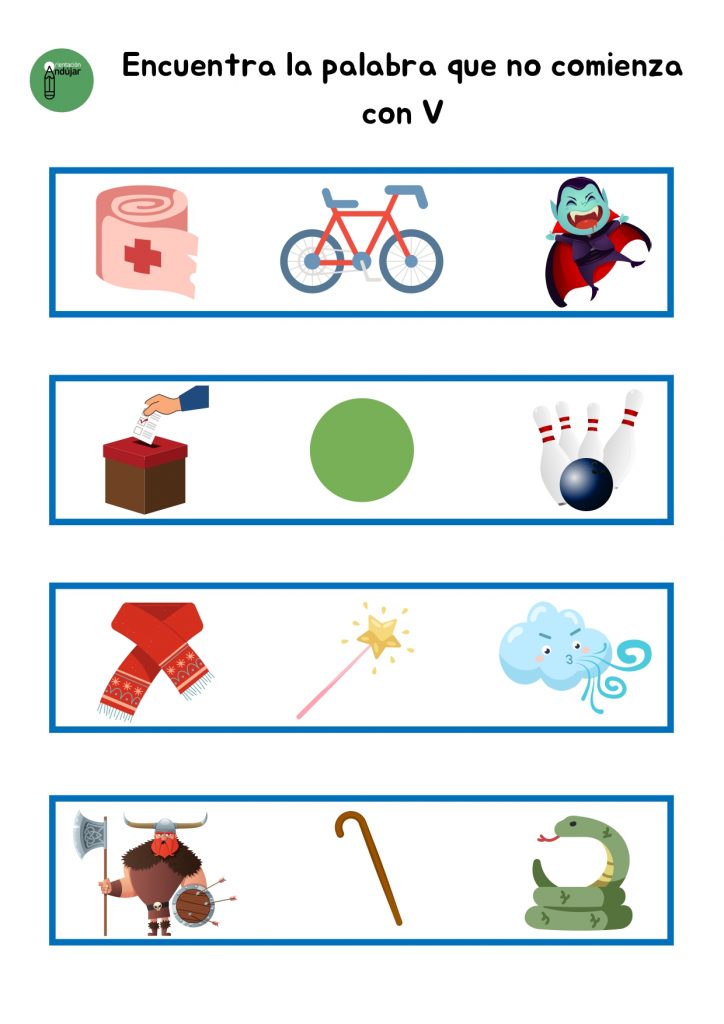 Repaso ortografía B y V - Orientacion Andujar