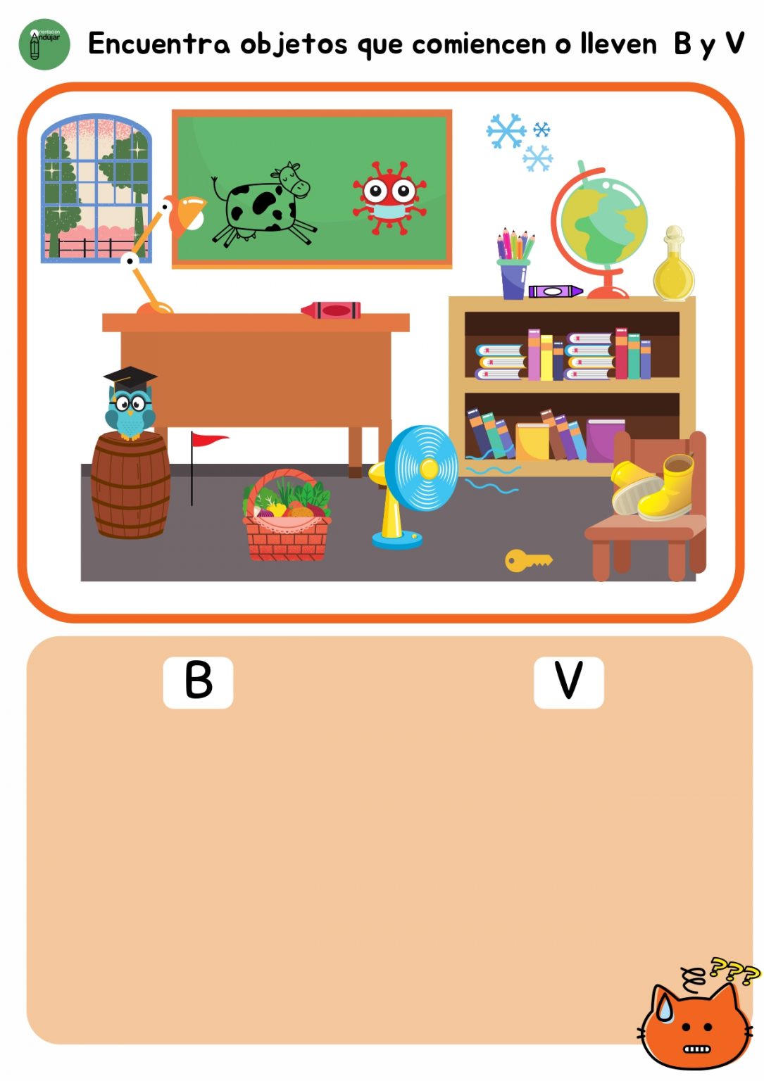 Repaso ortografía B y V - Orientacion Andujar