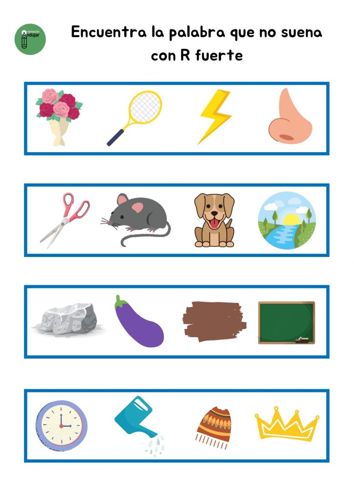 Repaso de ortografía R/RR - Orientacion Andujar