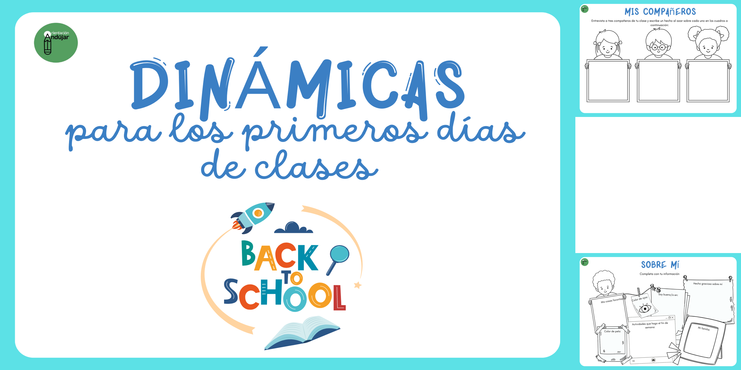 Divertidas dinámicas para los primeros días de clases - Orientacion Andujar