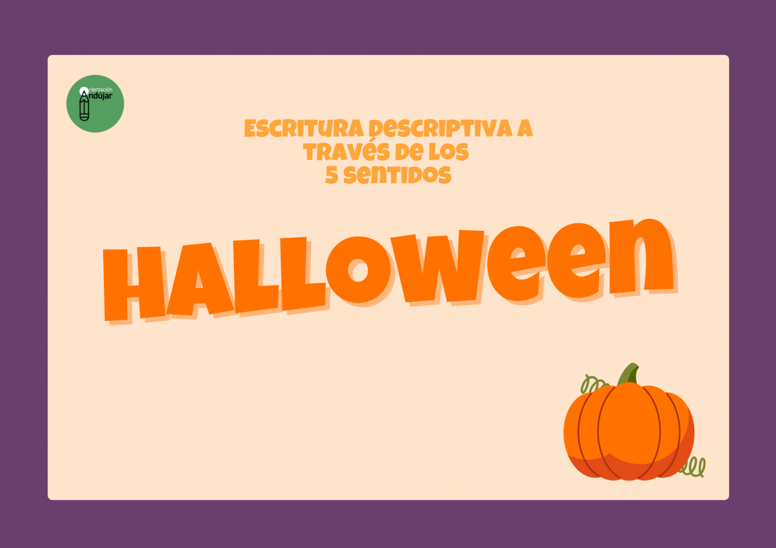 Escritura descriptiva y creativa con los 5 sentidos: HALLOWEEN ...