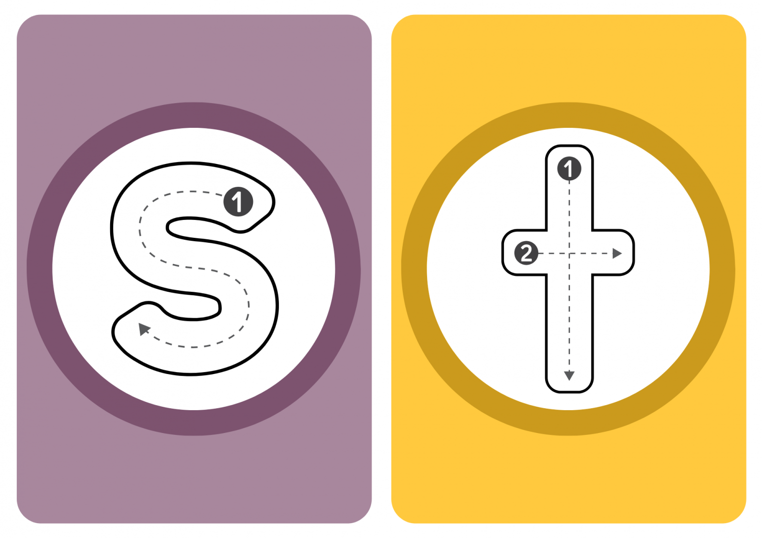 Tarjetas repasamos el trazo de las letras en minúscula - Actividades de ...