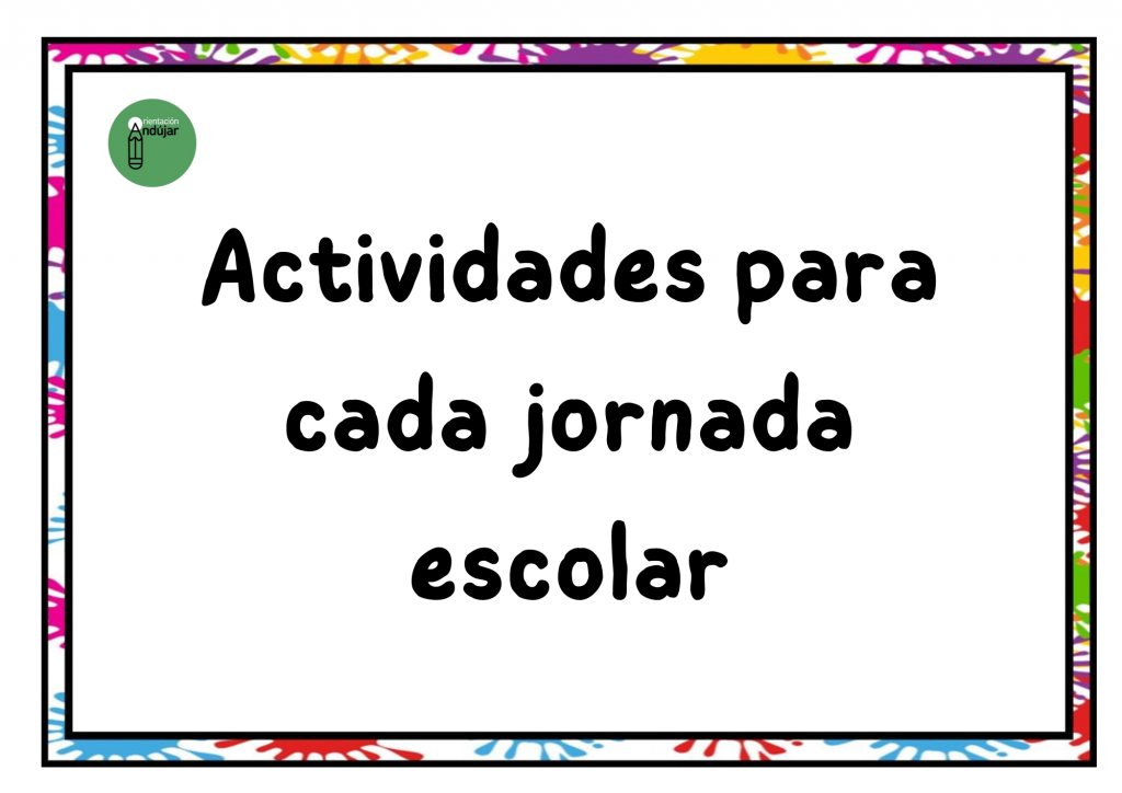 INICIO DE CURSO Ideas de actividades para cada dia de escuela ...