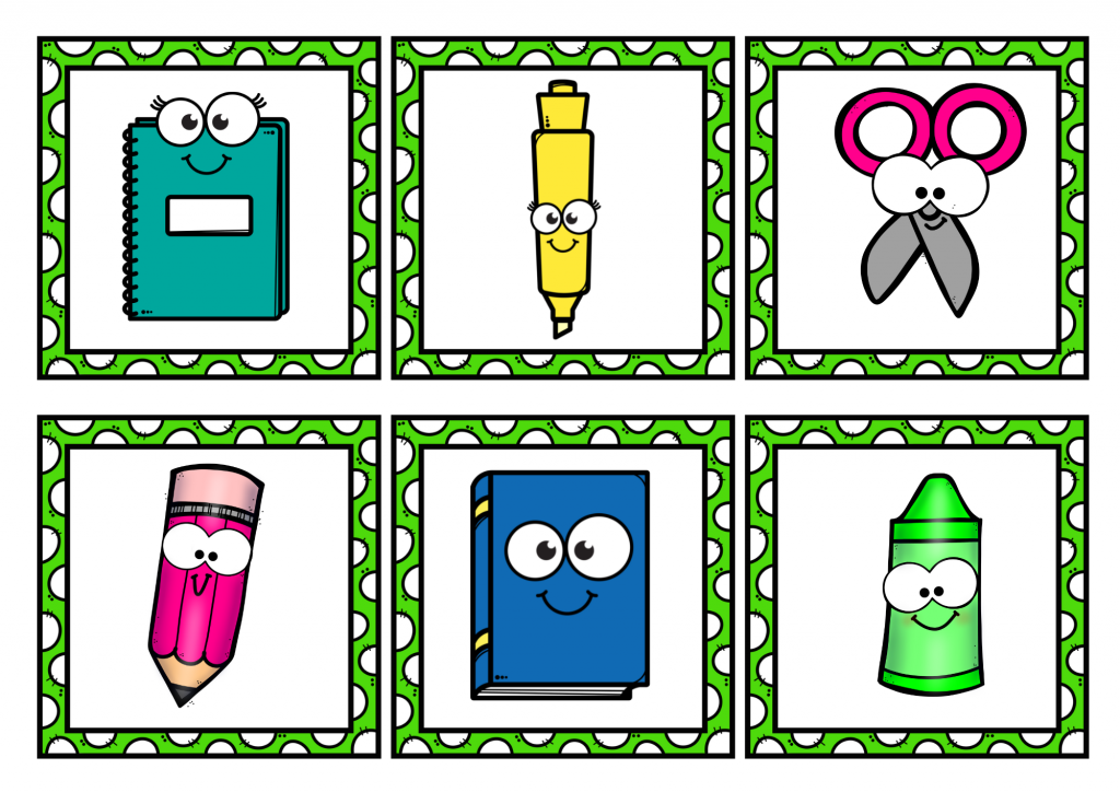 Divertido Busca y encuentra MATERIALES ESCOLARES - Orientacion Andujar