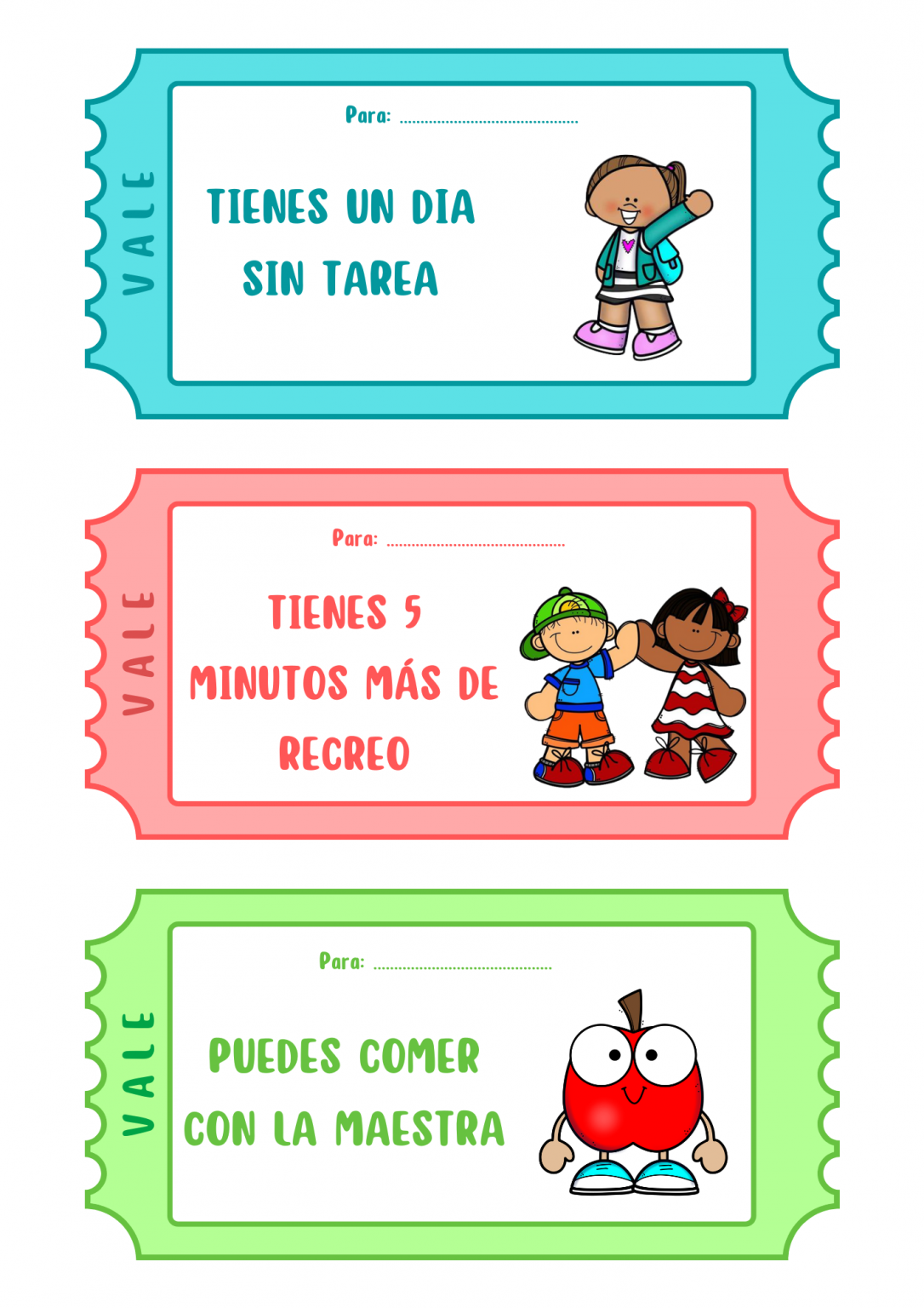 Gestión en el aula: Recompensas para los alumnos - Orientacion Andujar