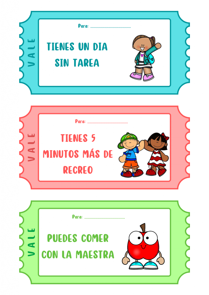 Gestión en el aula: Recompensas para los alumnos - Orientacion Andujar