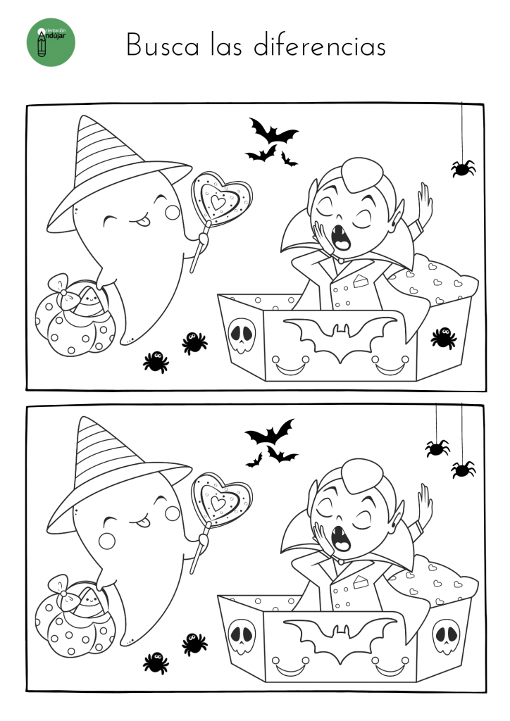 Super Librito de actividades de Halloween - Orientacion Andujar