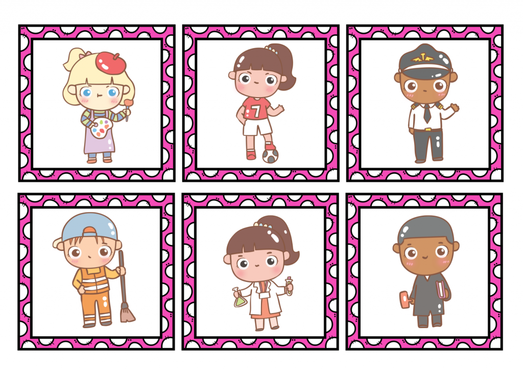 JUEGO DE ATENCIÓN: Busca y encuentra en el tablero las profesiones y ...