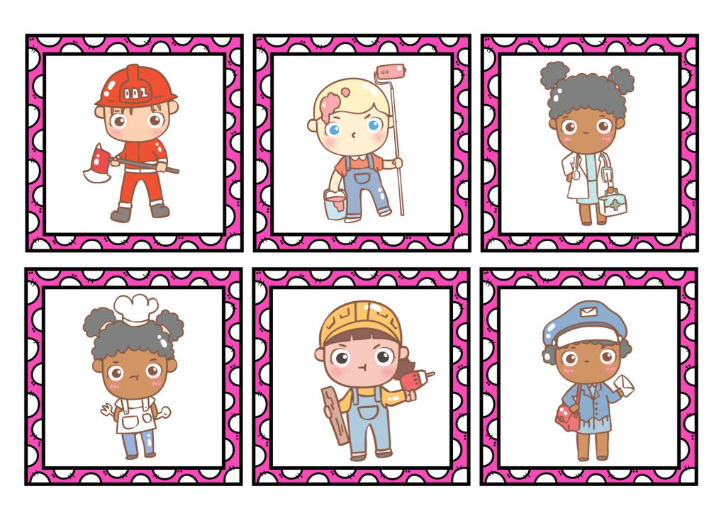 JUEGO DE ATENCIÓN: Busca y encuentra en el tablero las profesiones y ...