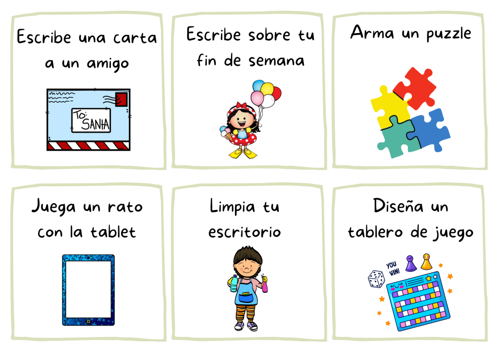 BONITAS TARJETAS PARA ALUMNOS/AS QUE TERMINA RÁPIDO LAS TAREAS tarjetas ...