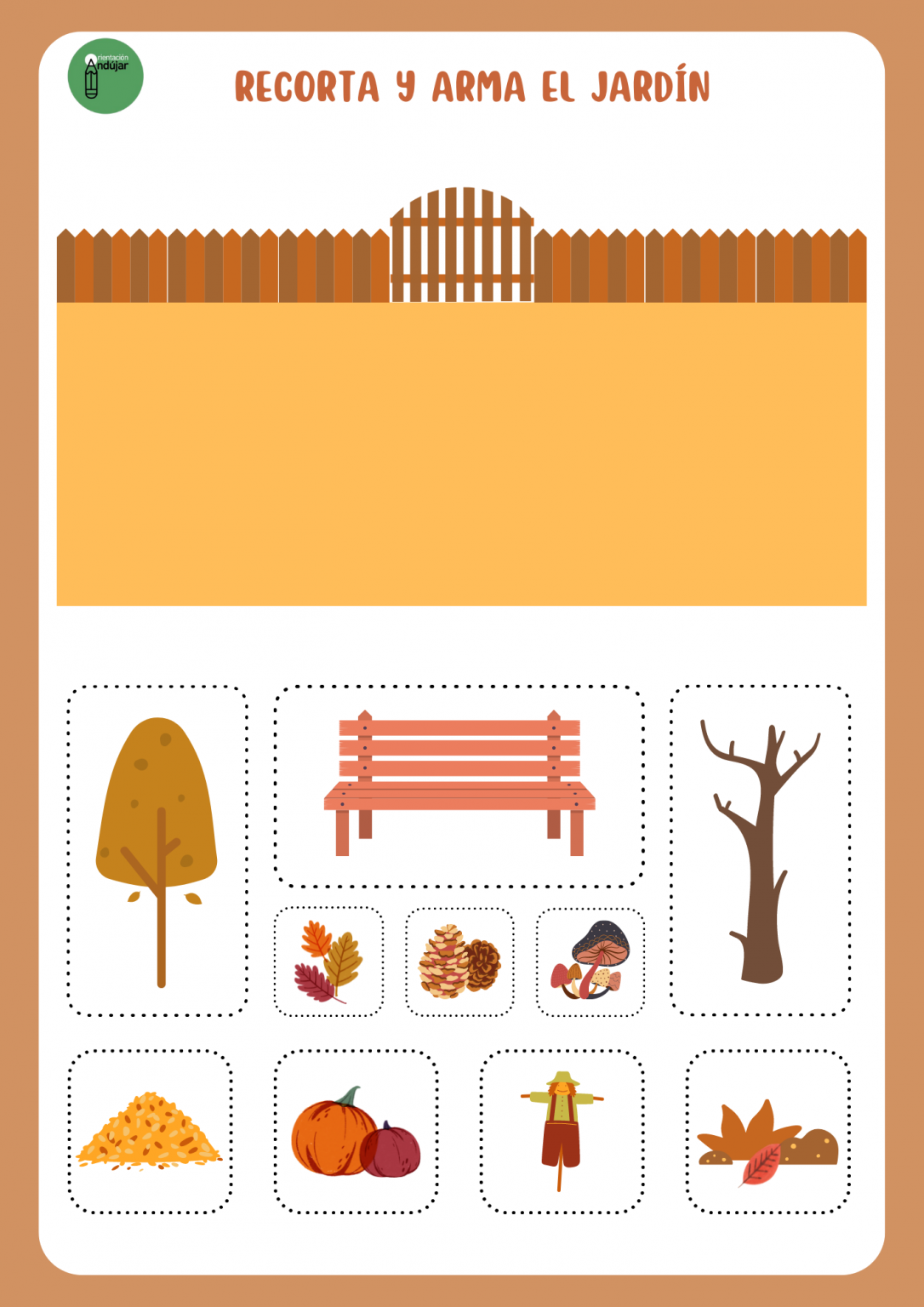 Bonito librito de actividades variadas de Otoño - Orientacion Andujar