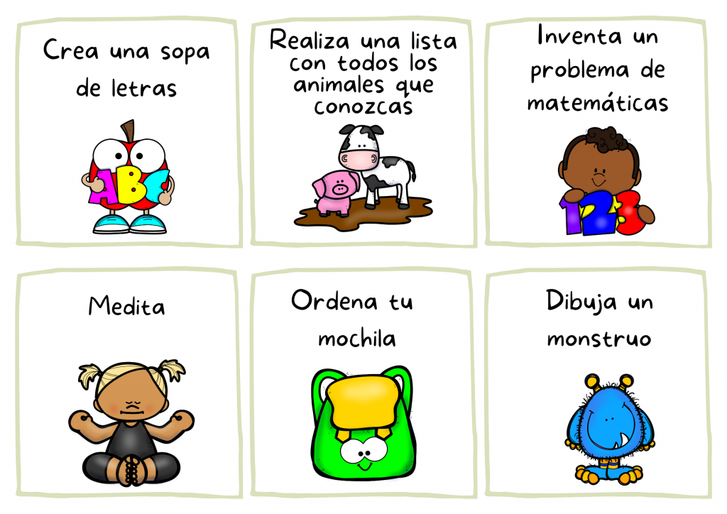 BONITAS TARJETAS PARA ALUMNOS/AS QUE TERMINA RÁPIDO LAS TAREAS tarjetas ...