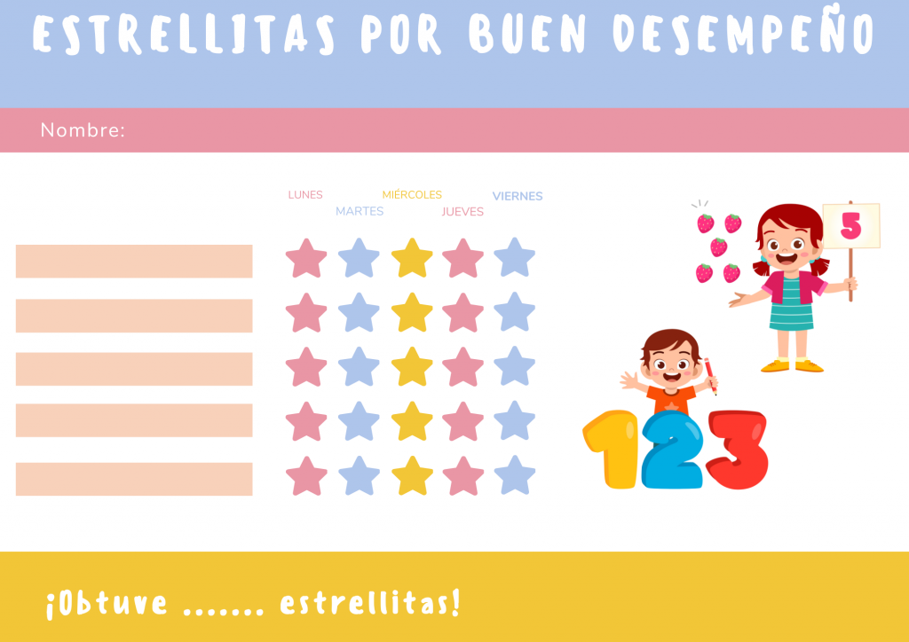 Bonitas plantillas editables de recompensa para trabajar la ...