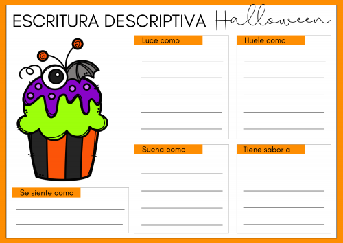 Escritura descriptiva y creativa con los 5 sentidos: HALLOWEEN ...