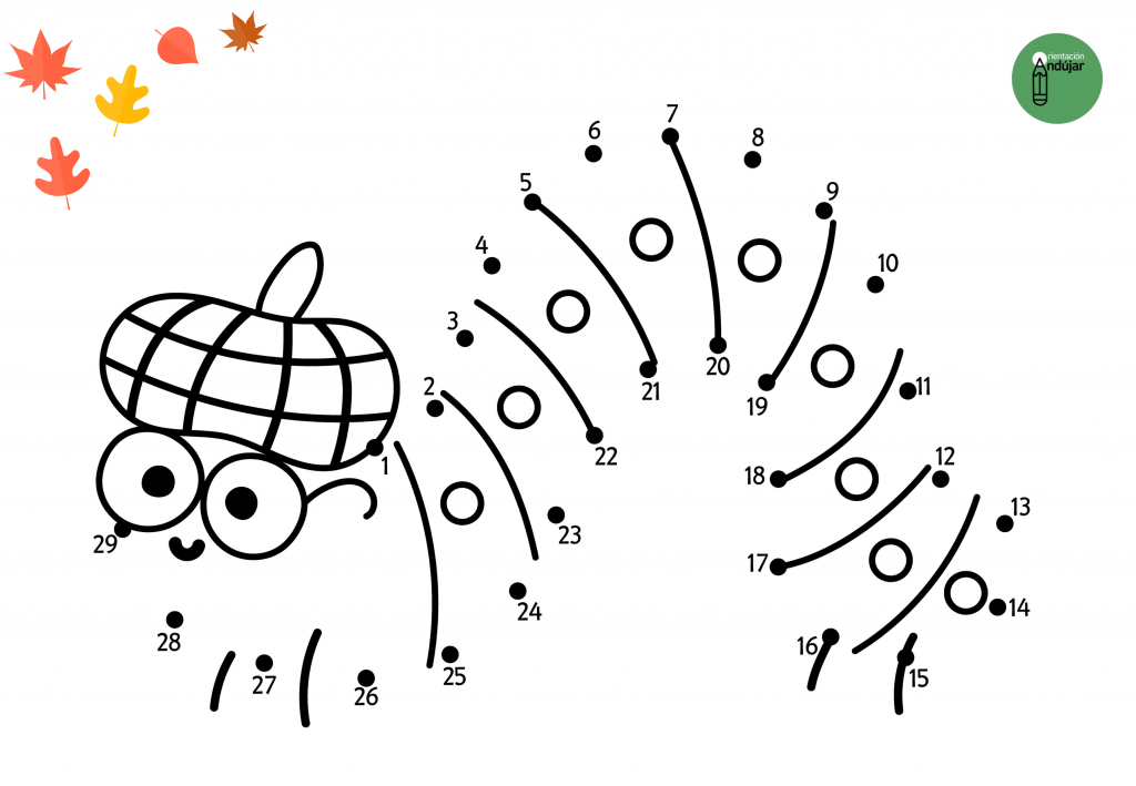 Practica la GRAFOMOTRICIDAD con estas fichas de temática otoñal ...