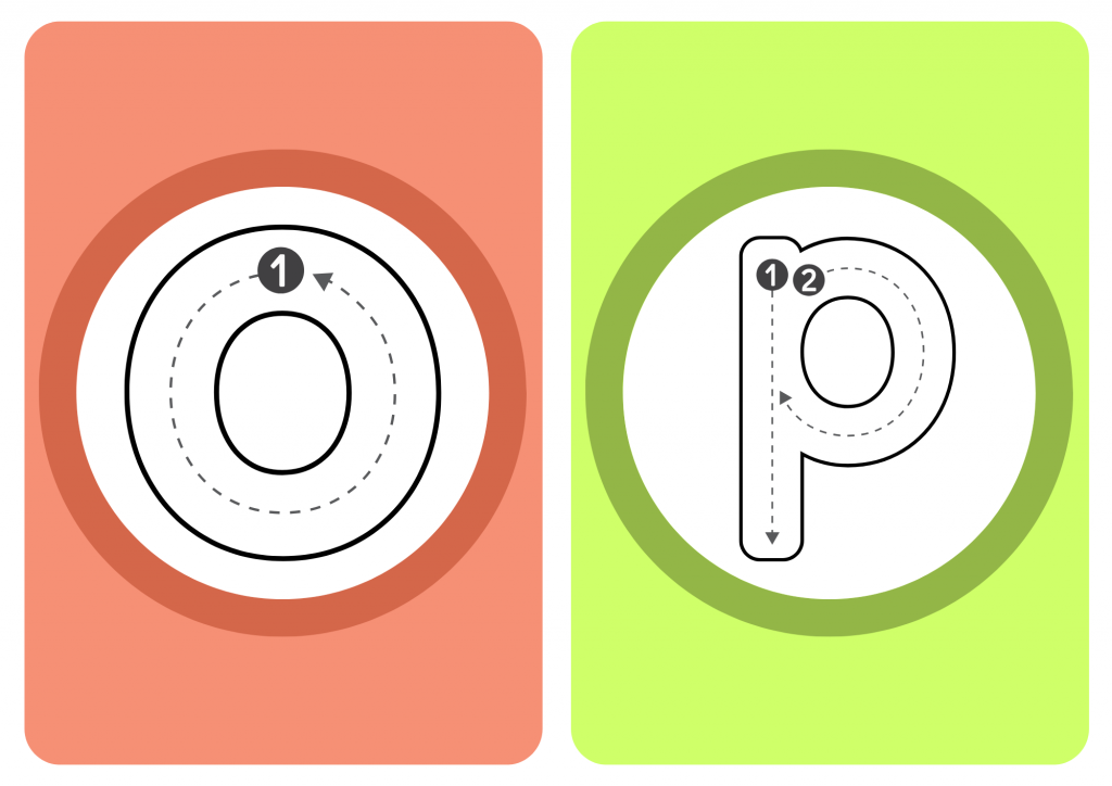 Tarjetas repasamos el trazo de las letras en minúscula - Actividades de ...