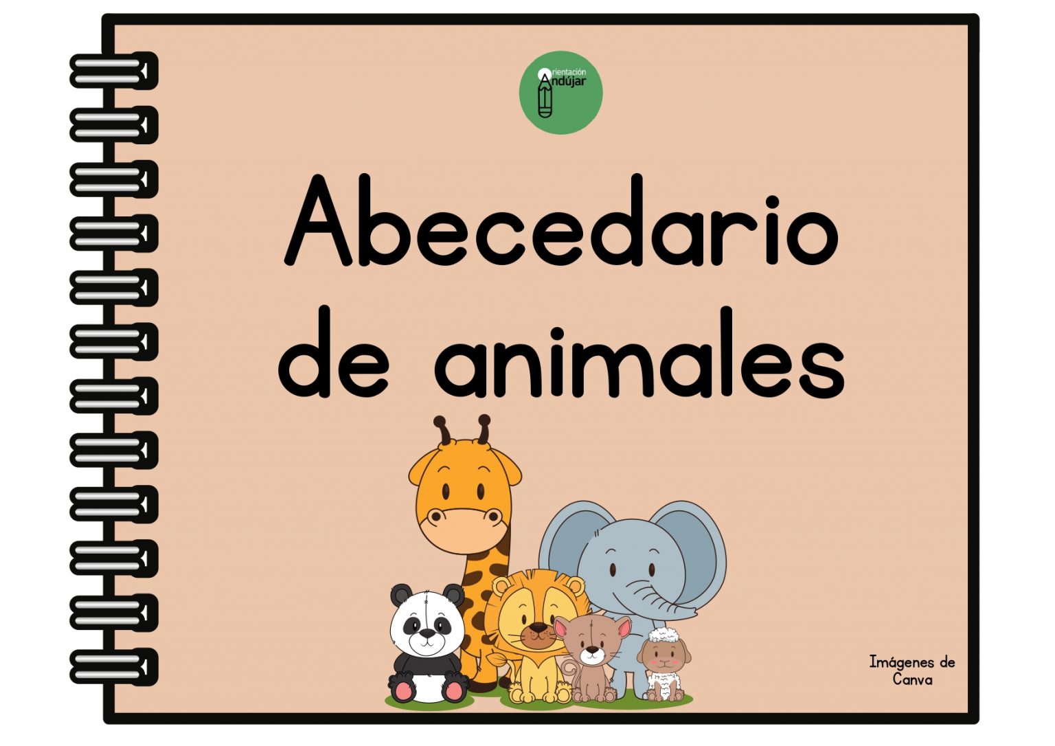 Colorido abecedario de animales - Orientacion Andujar