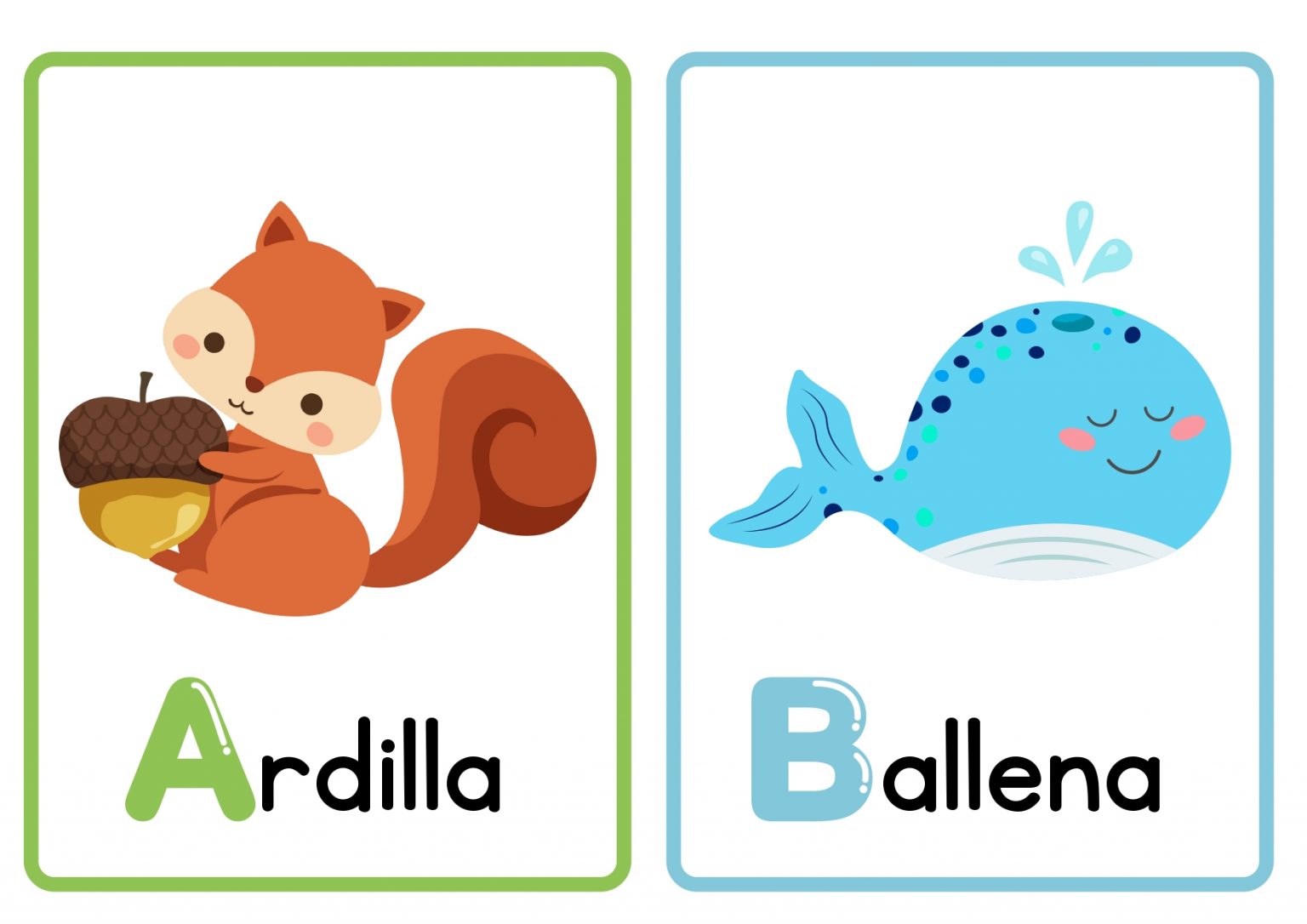 Colorido abecedario de animales - Orientacion Andujar